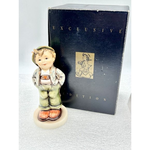 Hummel | Accents | Goebel Hummel Figurine Hello World 429 Hummel Club ...